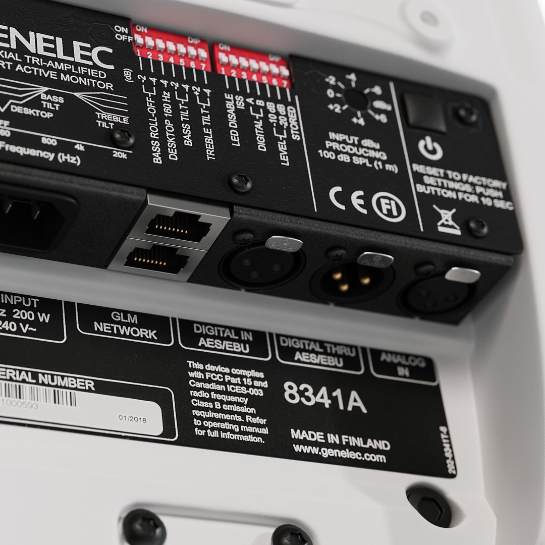 Genelec 8341 The Ones Studio Speakers 3D - TurboSquid 1905484