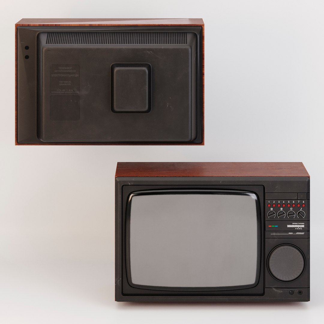 3D An Old TV Set From The Soviet Union - TurboSquid 2297176