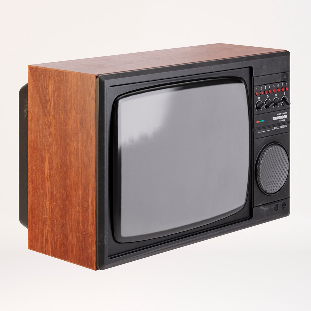 3D An Old TV Set From The Soviet Union - TurboSquid 2297176