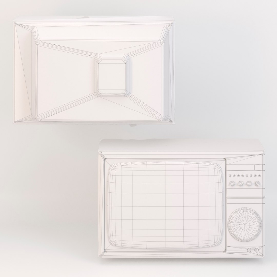 3D An Old TV Set From The Soviet Union - TurboSquid 2297176