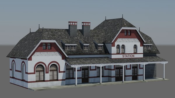 Railway Station 3D Models for Download | TurboSquid