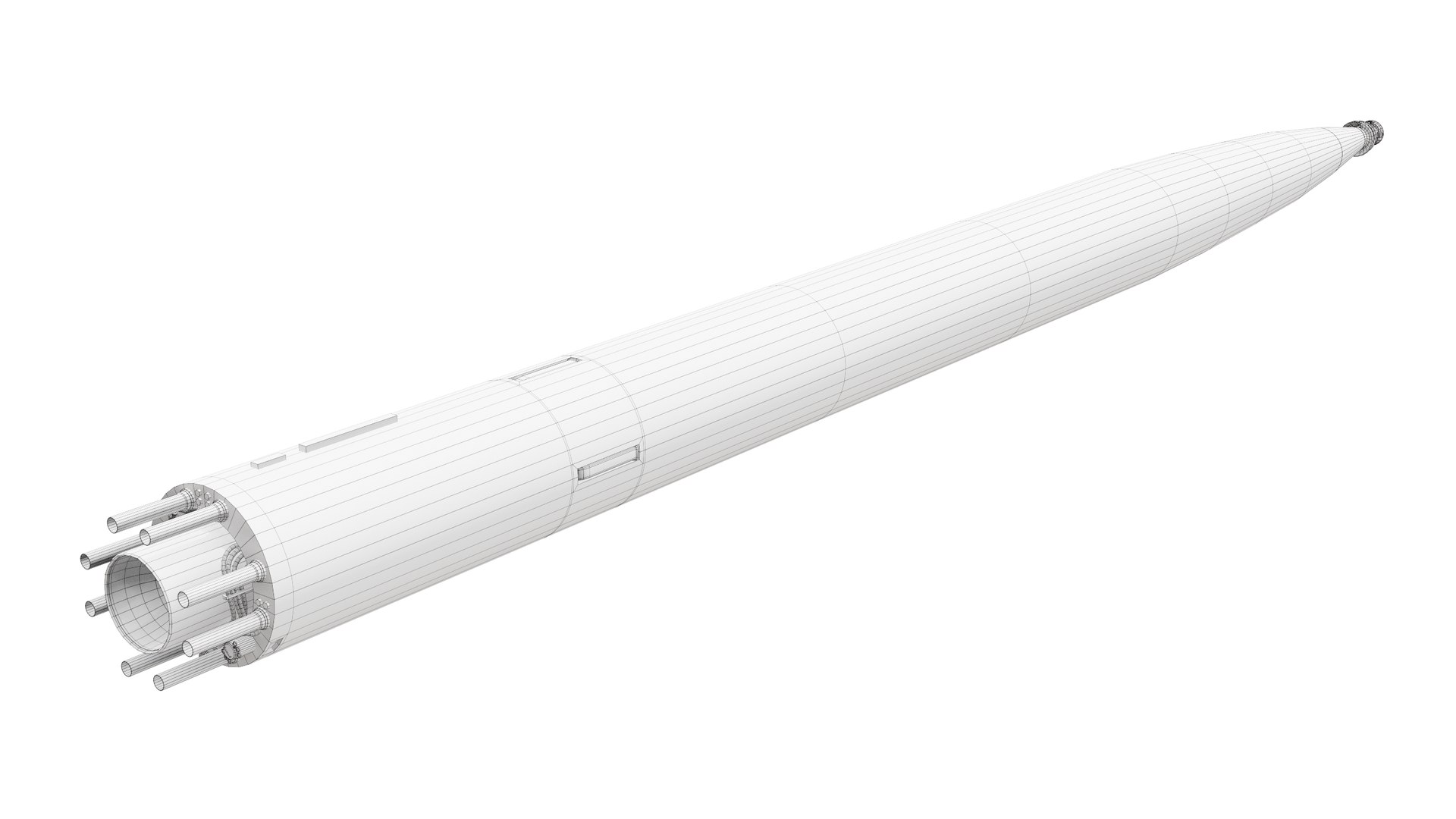 Shkval VA-111 Torpedo 3D Model - TurboSquid 1854008