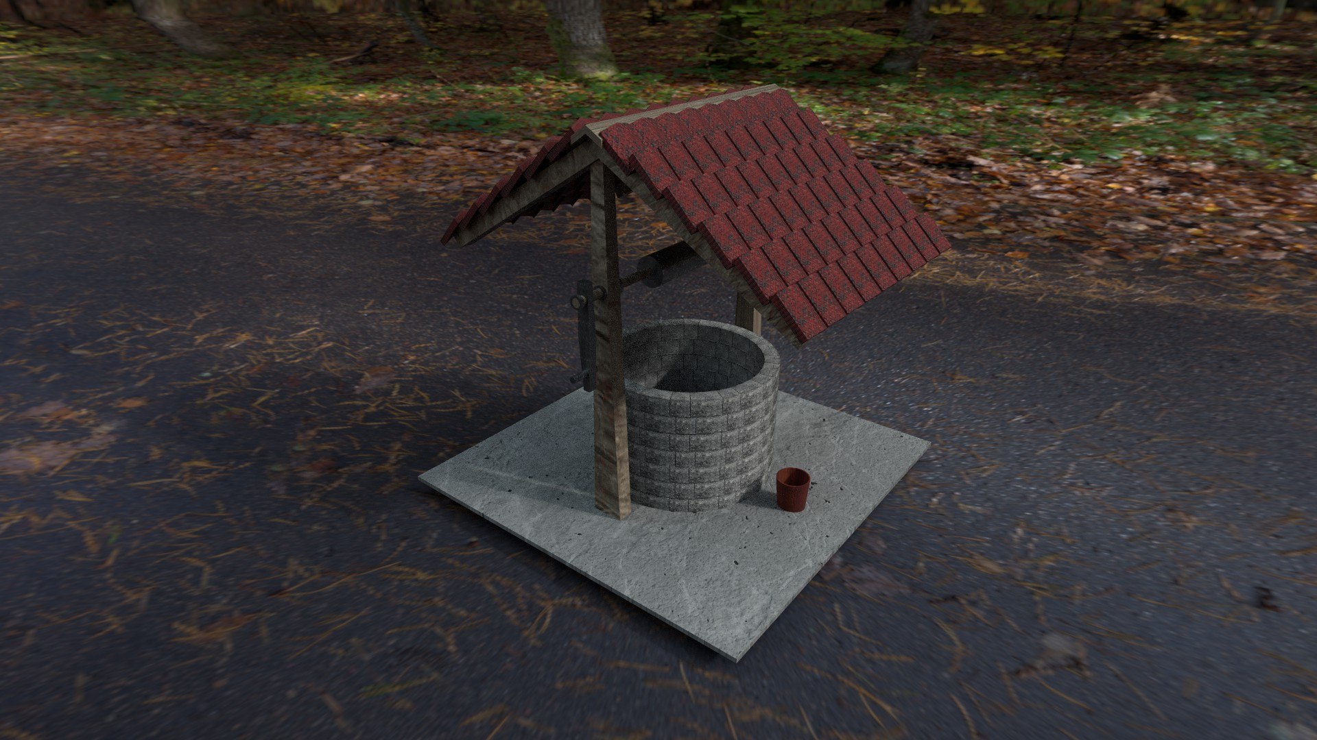 Well 3D Model - TurboSquid 2115441