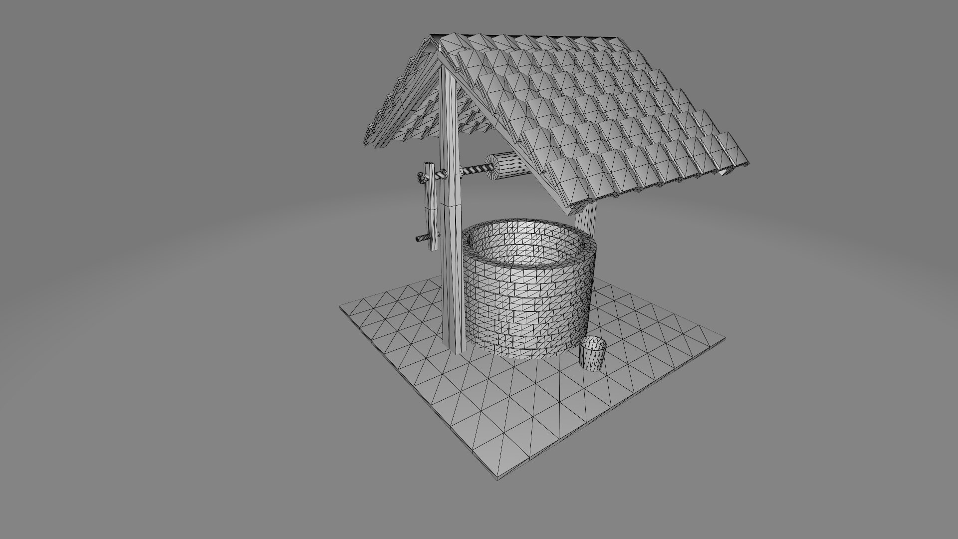 Well 3D Model - TurboSquid 2115441