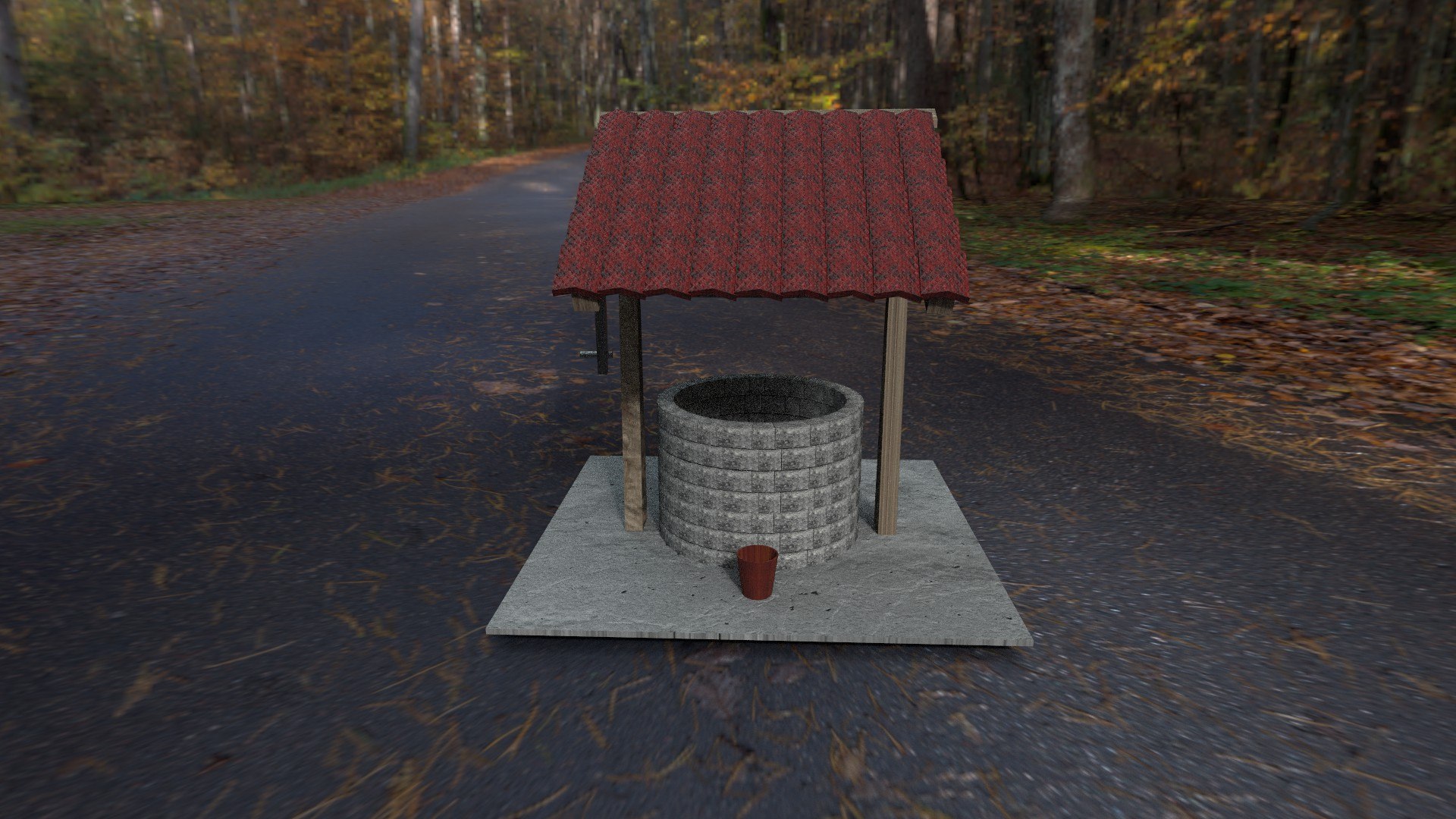 Well 3D Model - TurboSquid 2115441