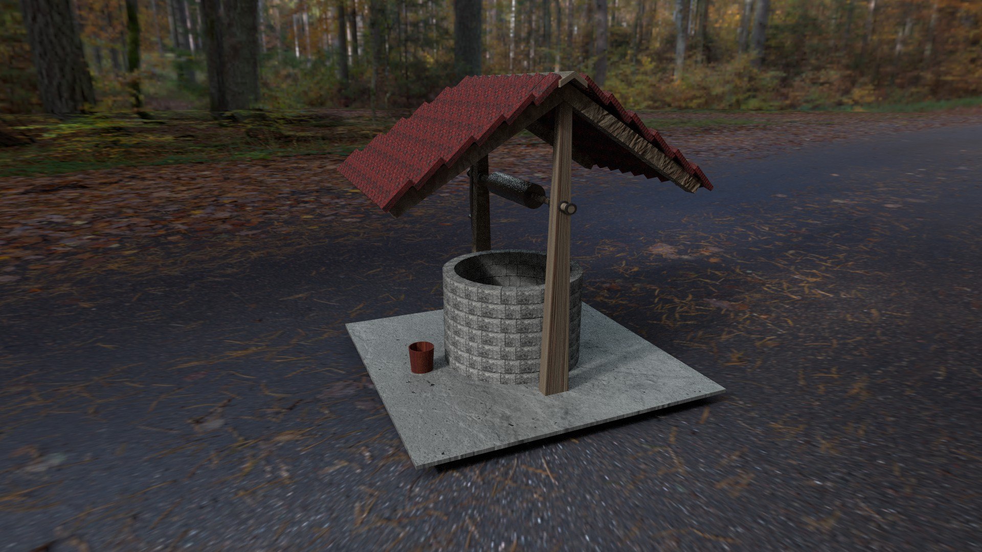 Well 3D Model - TurboSquid 2115441