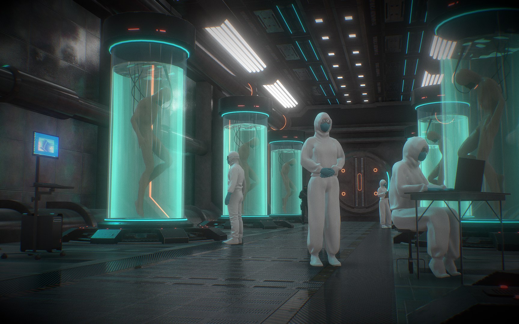 3D Clone Human Sleep Module Lab - TurboSquid 2037712