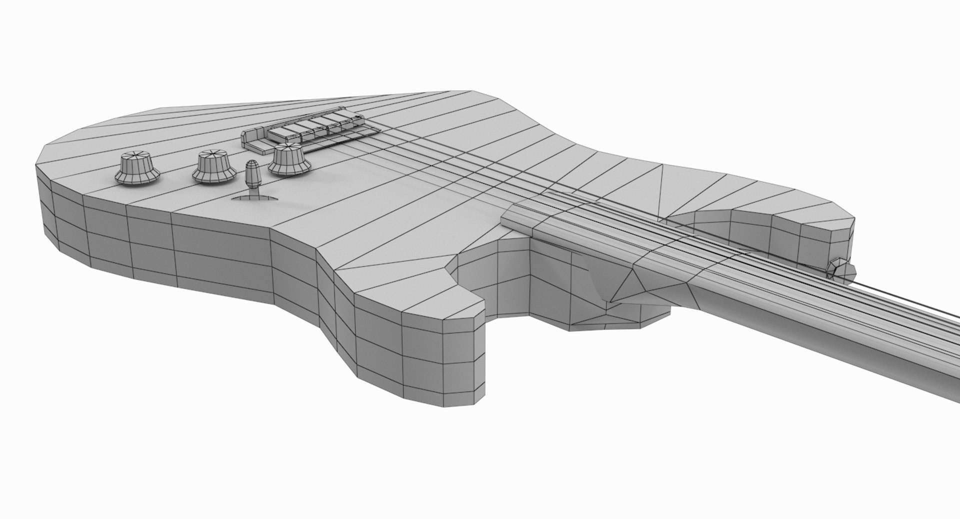 fender guitar 3d max