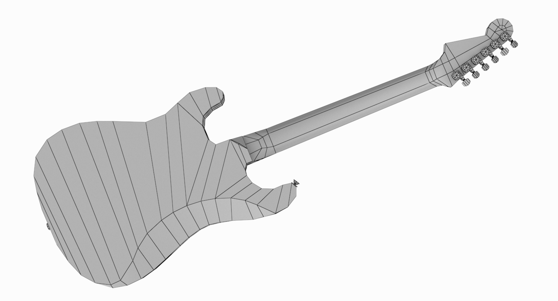 fender guitar 3d max