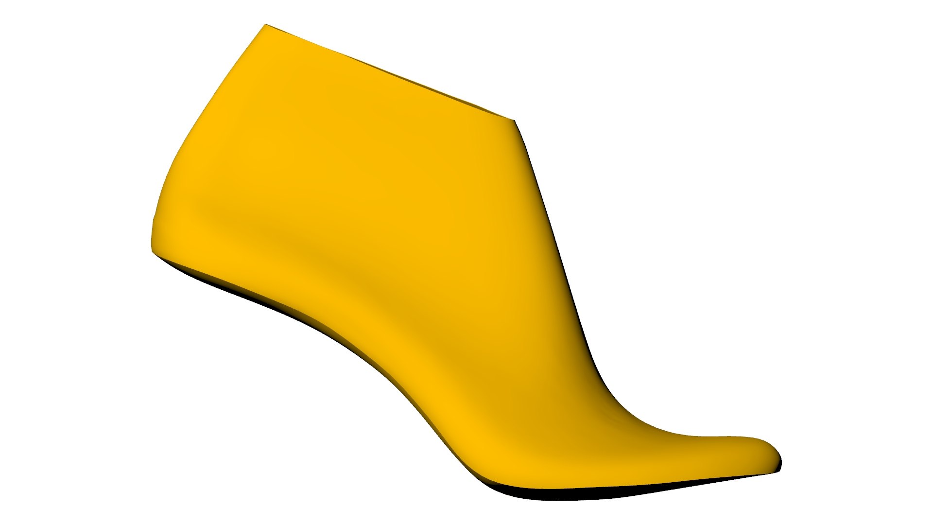 Female Shoe Last Model - TurboSquid 2131213