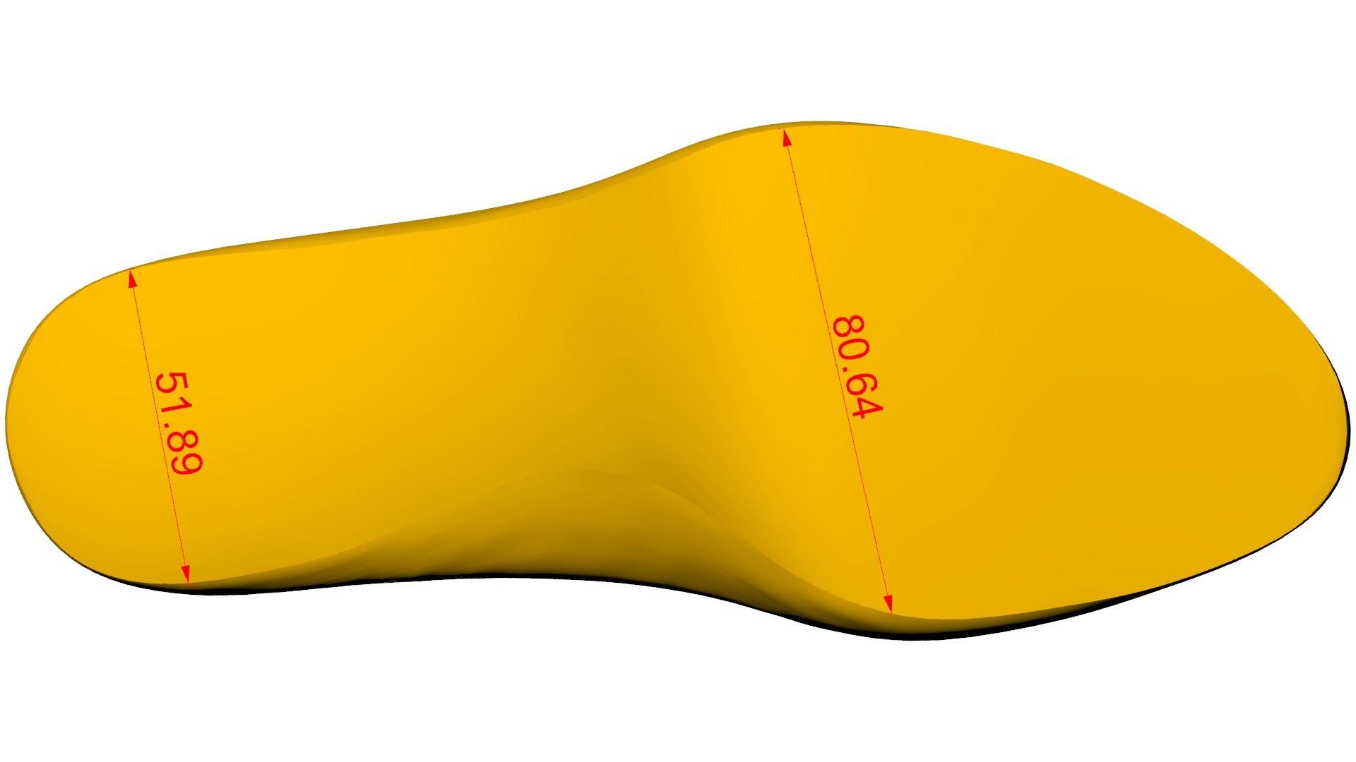 Female Shoe Last Model - TurboSquid 2131213