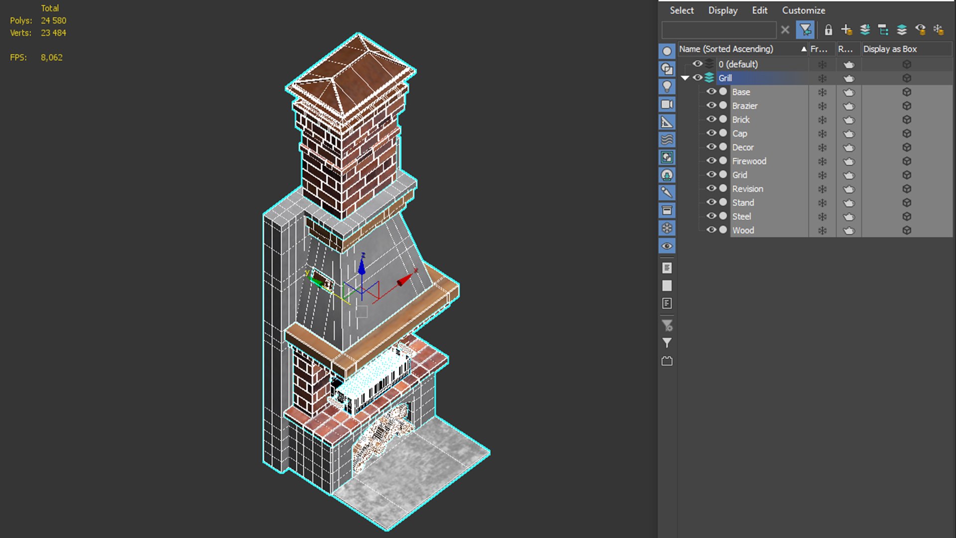 Grill 3D model - TurboSquid 1870118