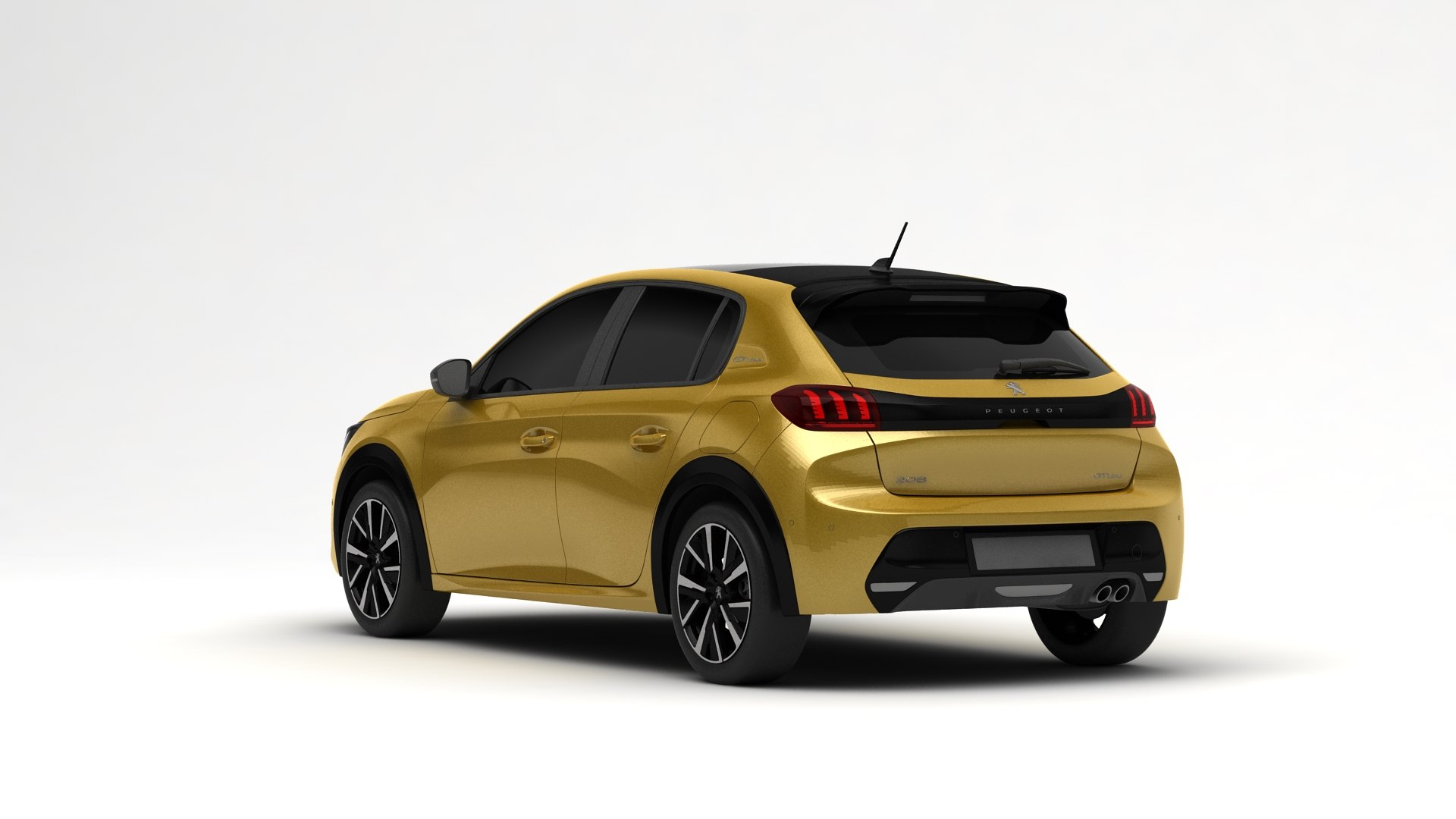 3D Peugeot 208 2021 Model - TurboSquid 1838213