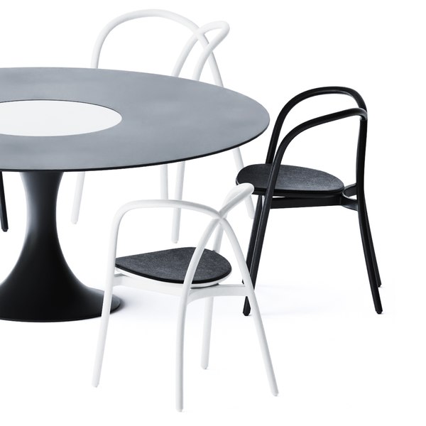 Dining Table Manzu by Alias 3D model - TurboSquid 1719052