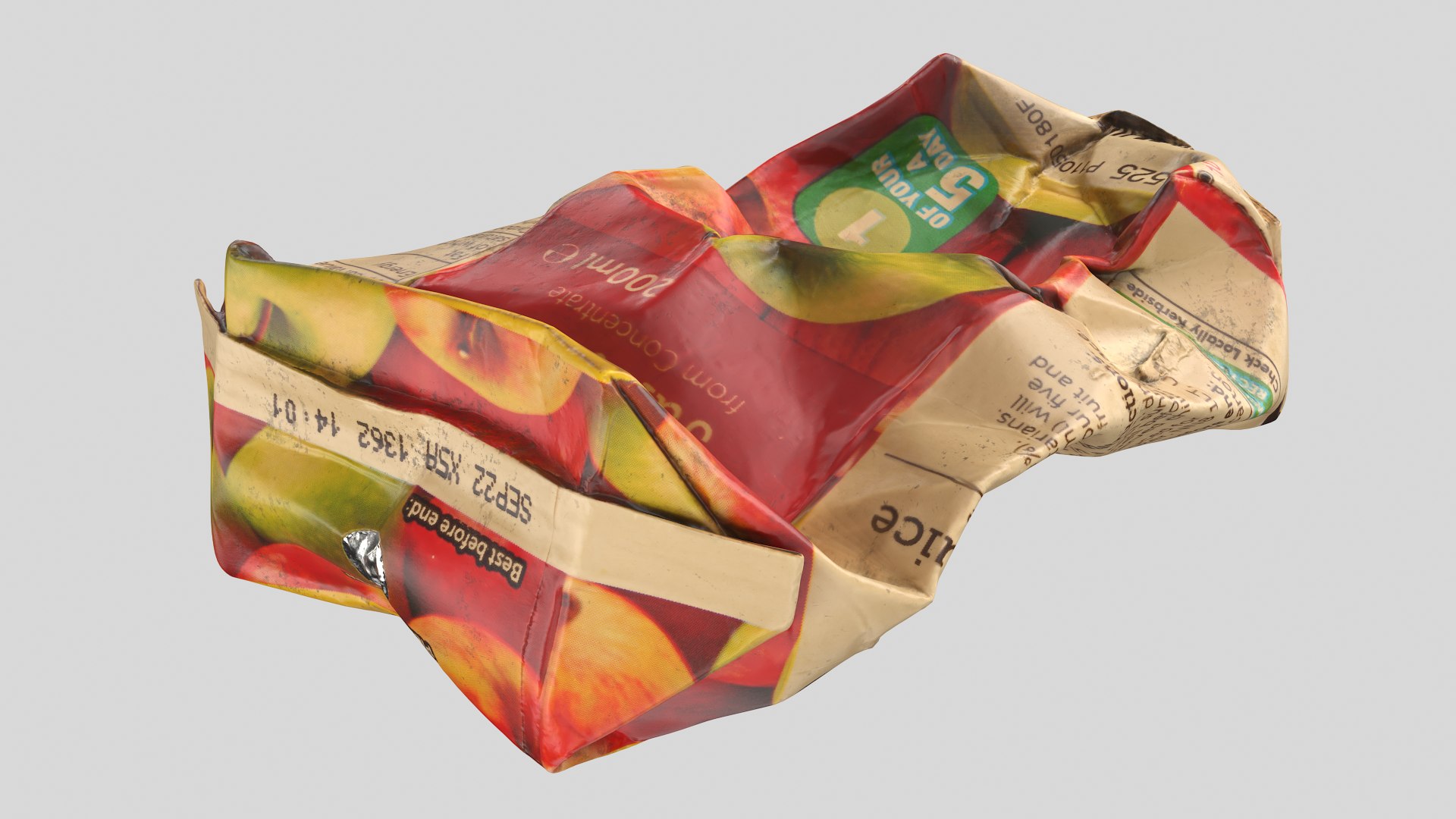 3D Trash Juice Carton 02 - TurboSquid 1862326