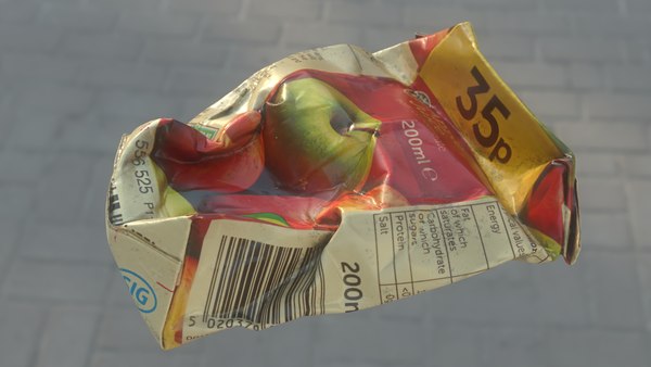 3D Trash Juice Carton 02 - TurboSquid 1862326