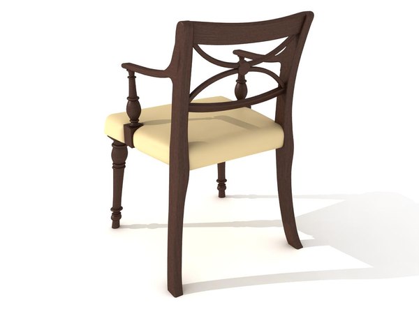 3d classical chair