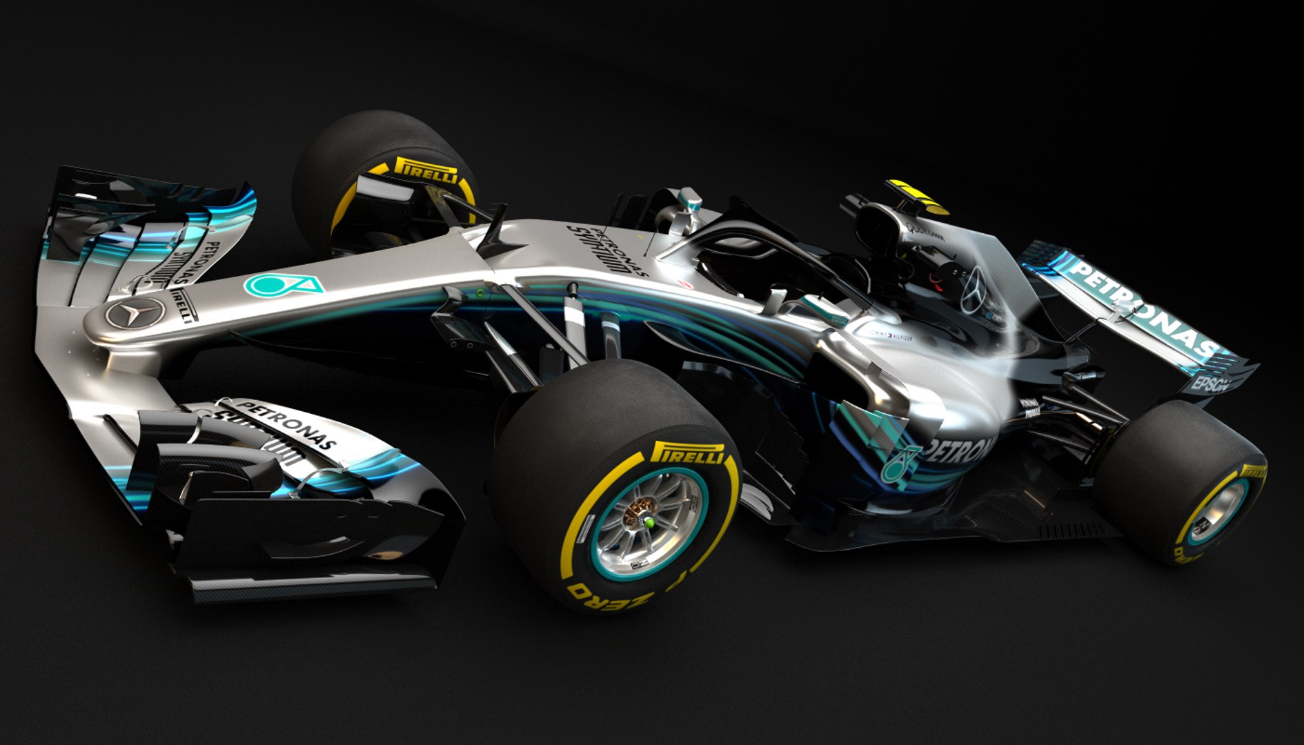 1 F1 Mercedes 3D Model - TurboSquid 1263235