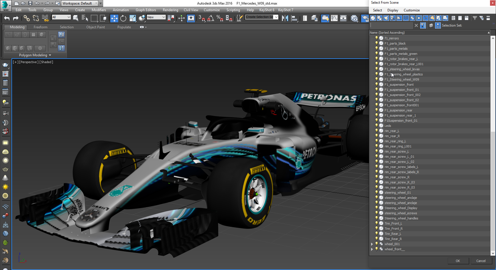 1 f1 mercedes 3D model - TurboSquid 1263235