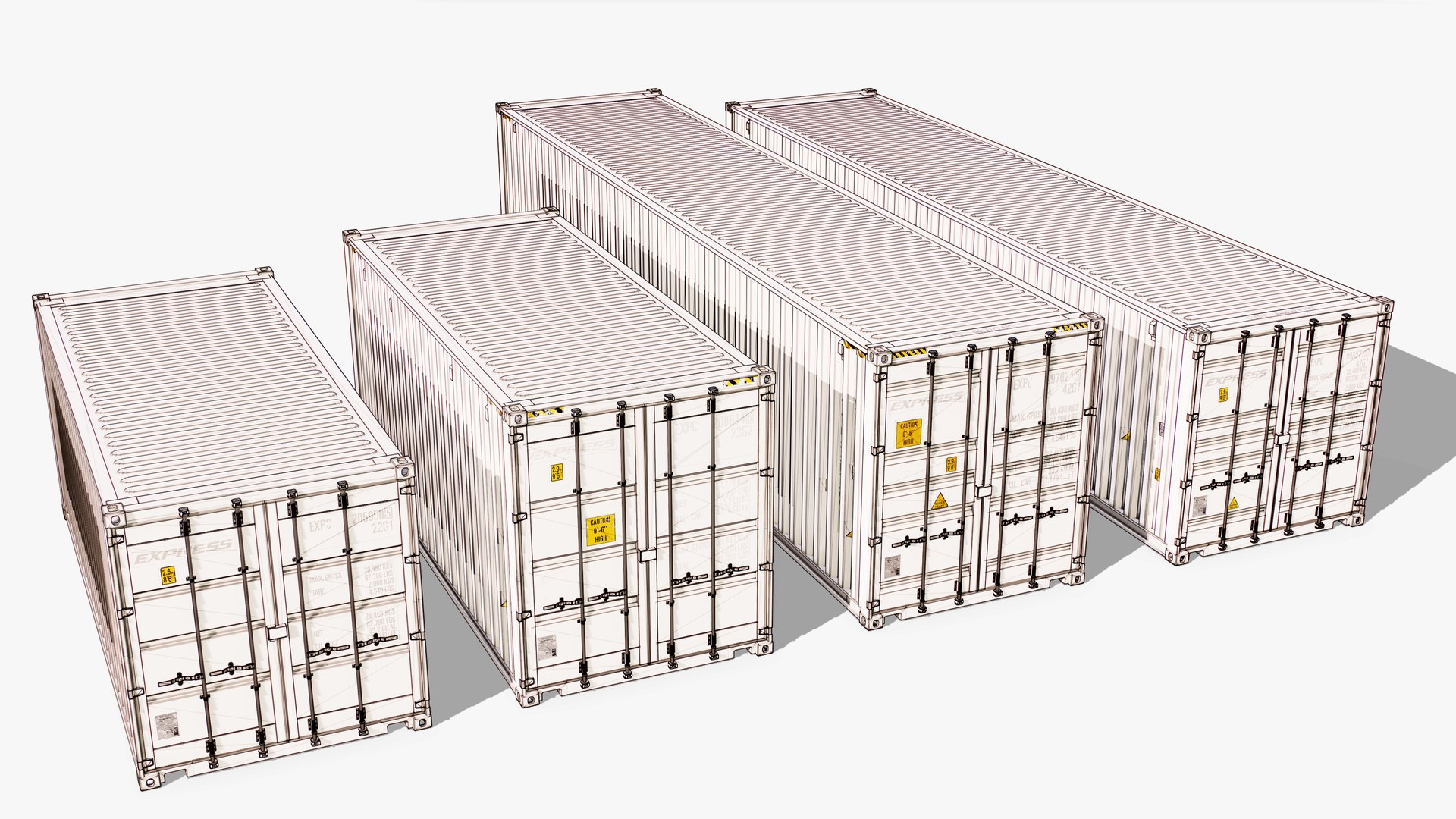 Shipping Container 3D Model - TurboSquid 1589777