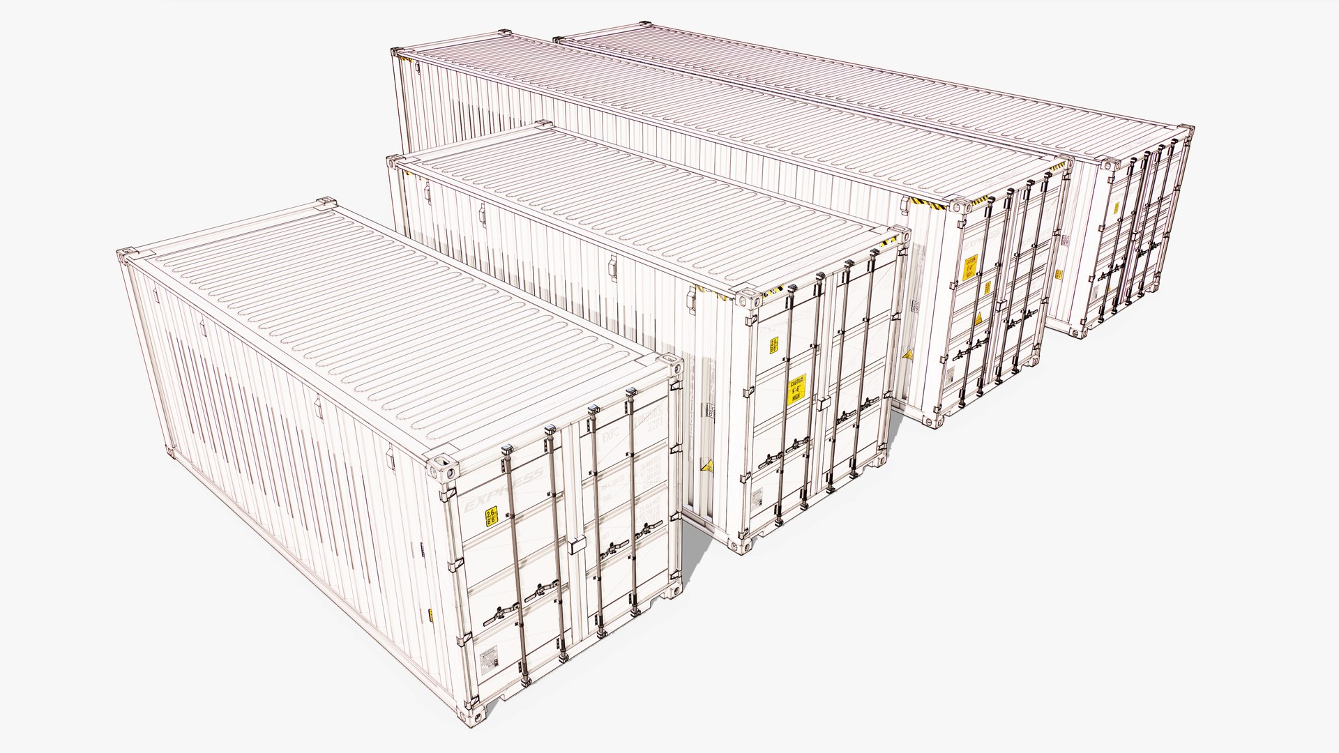 Shipping Container 3D Model - TurboSquid 1589777