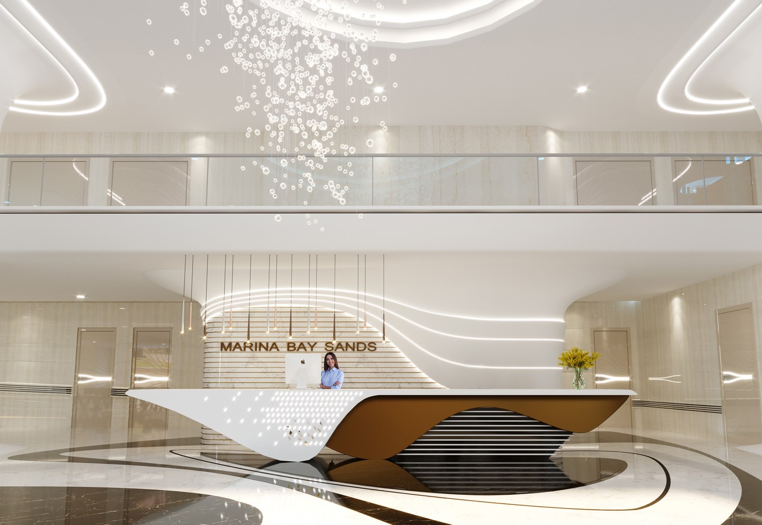 3D lobby scene - TurboSquid 1596738
