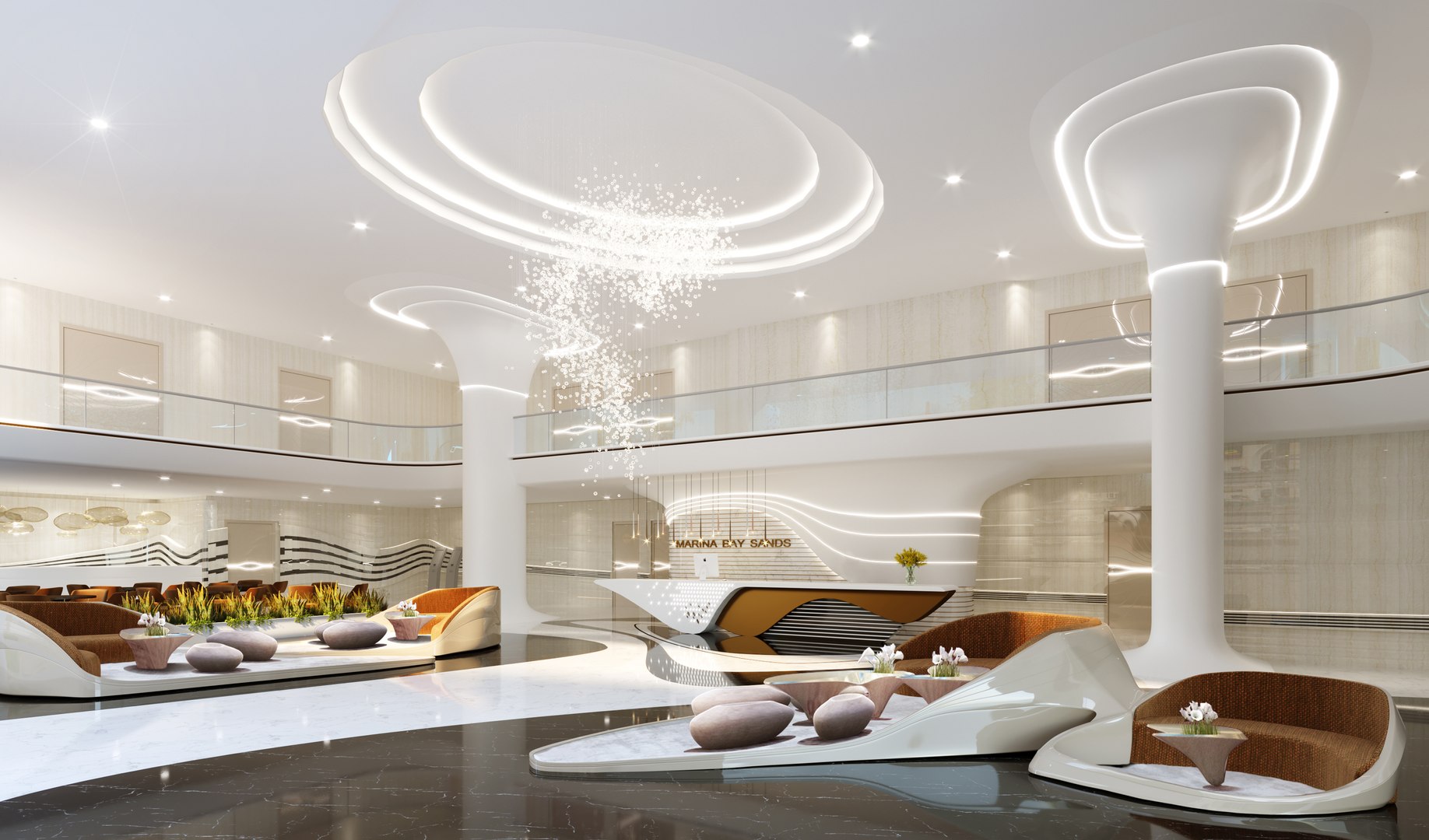 3D lobby scene - TurboSquid 1596738