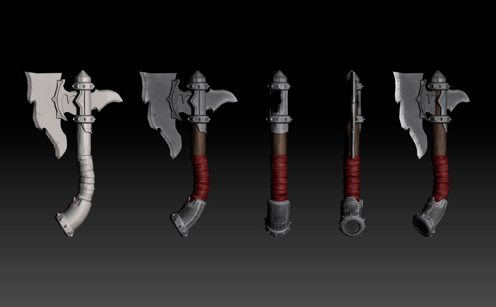 ORC AXE 3D Model - TurboSquid 1855165