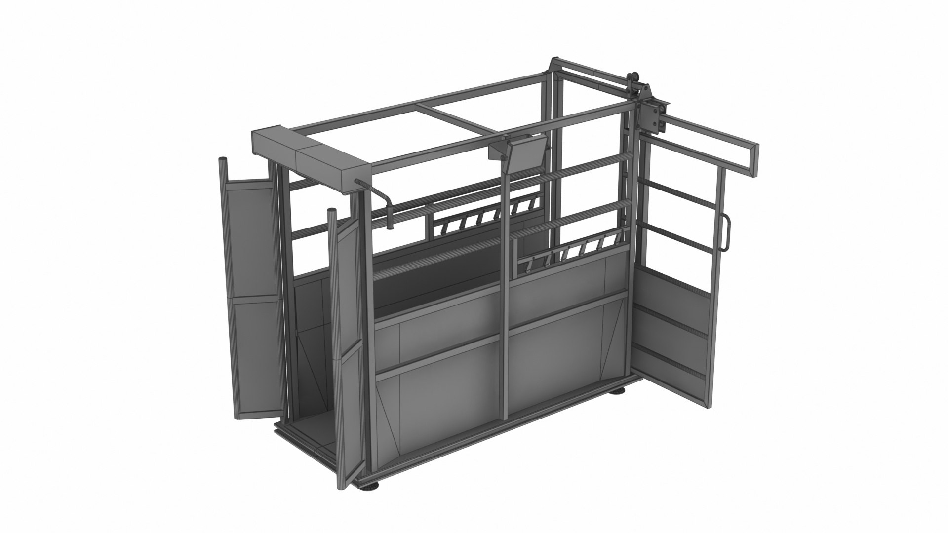 Farm Cow Weighing Machine 3D Model - TurboSquid 2044479