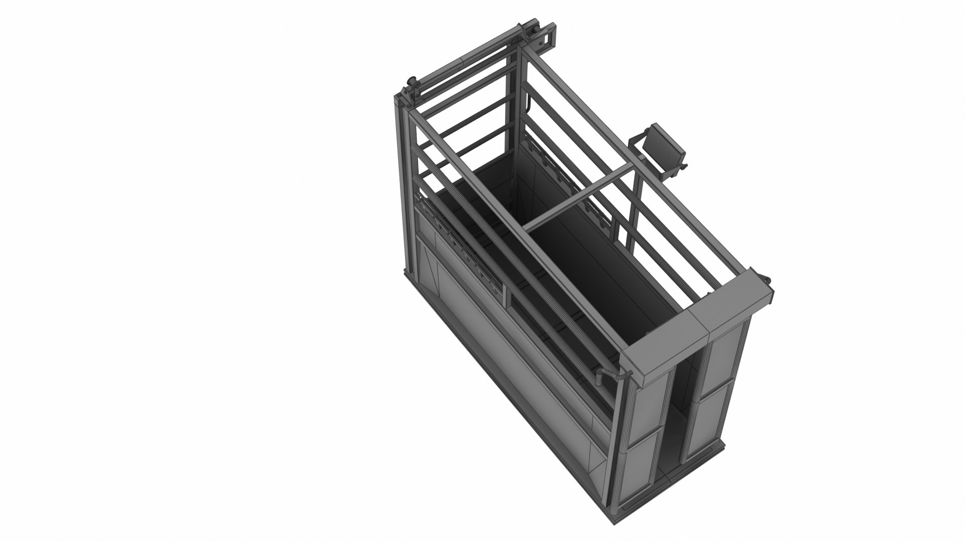 Farm Cow Weighing Machine 3D Model - TurboSquid 2044479