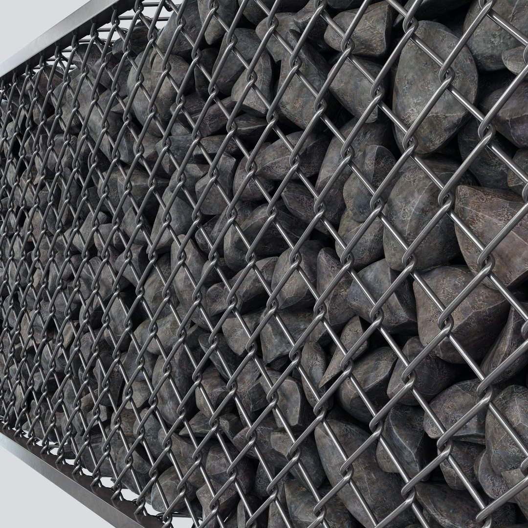 Gabion Cage Rock Stone N1 3D Model - TurboSquid 1851073