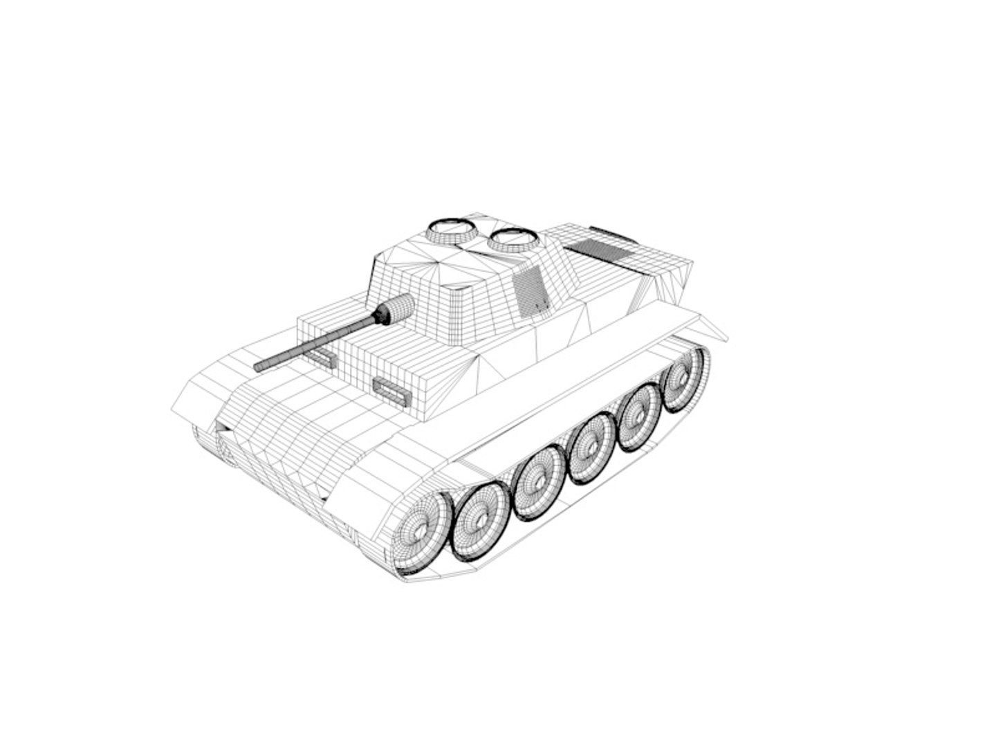 3d Model Of Panzer Ii Tanks Panzerkampfwagen