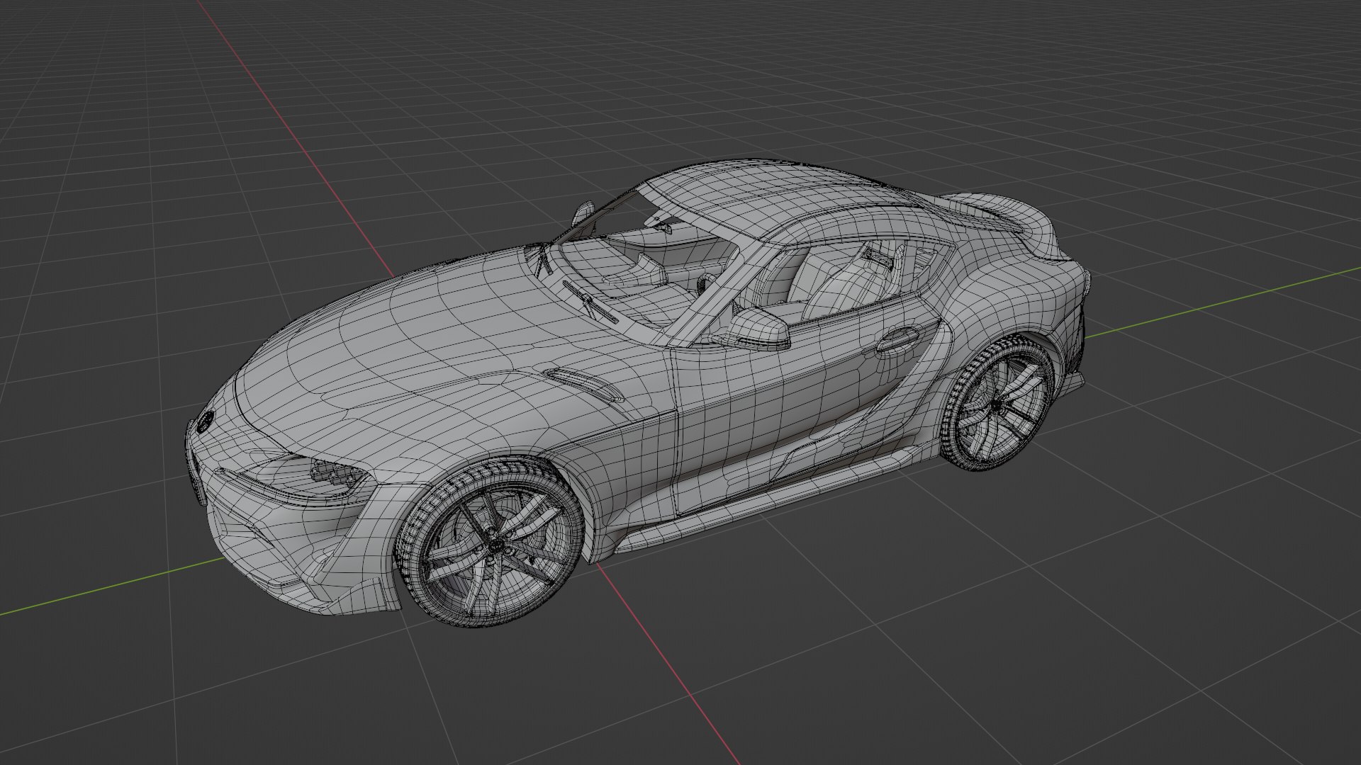 3D TOYOTA SUPRA 2022 WHITE Model - TurboSquid 2319990