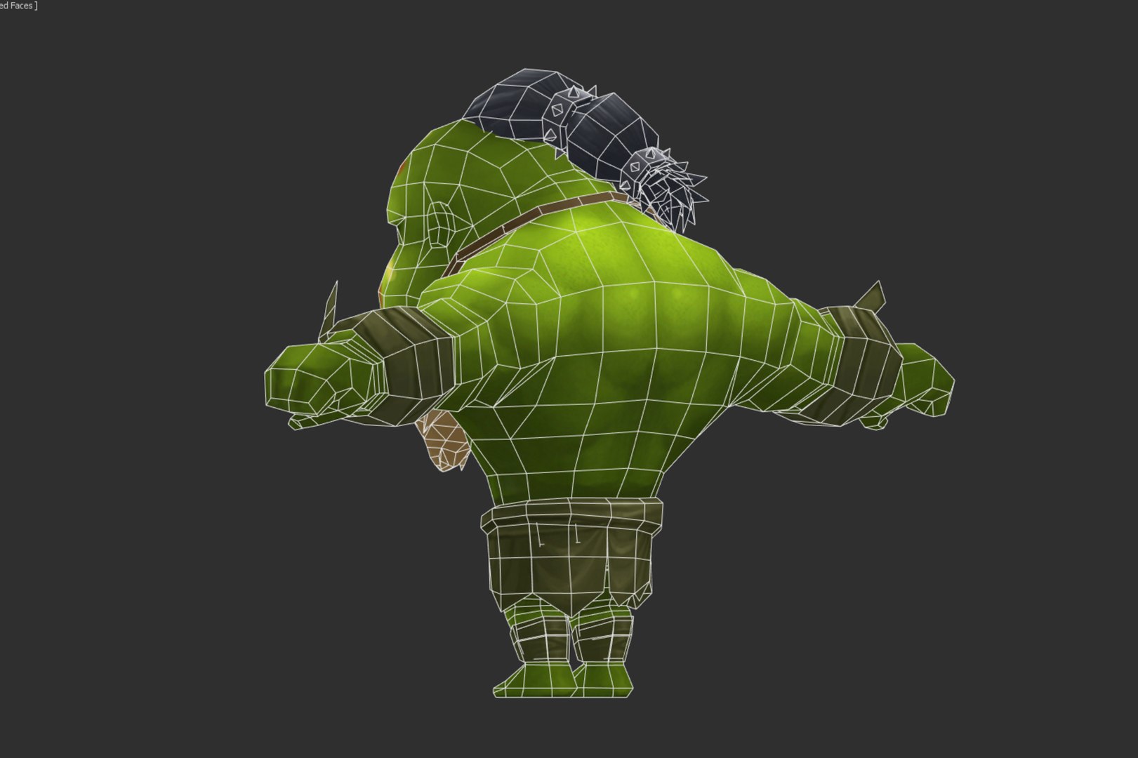 3D Hulk 4 Hand-Painted Low-Poly 3D Game Assets model - TurboSquid 2095302