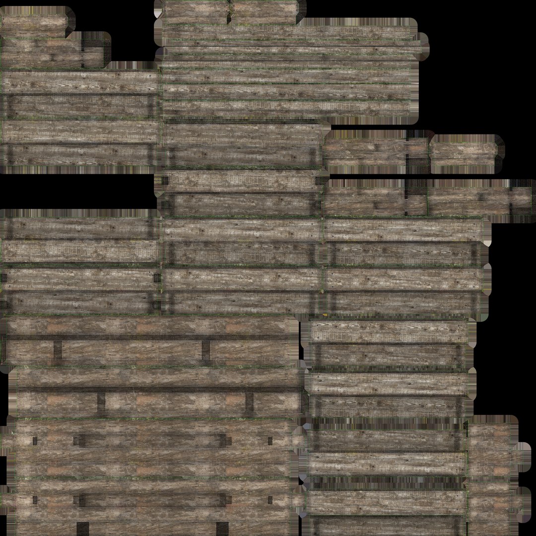 3D bridge wood wooden - TurboSquid 1670113