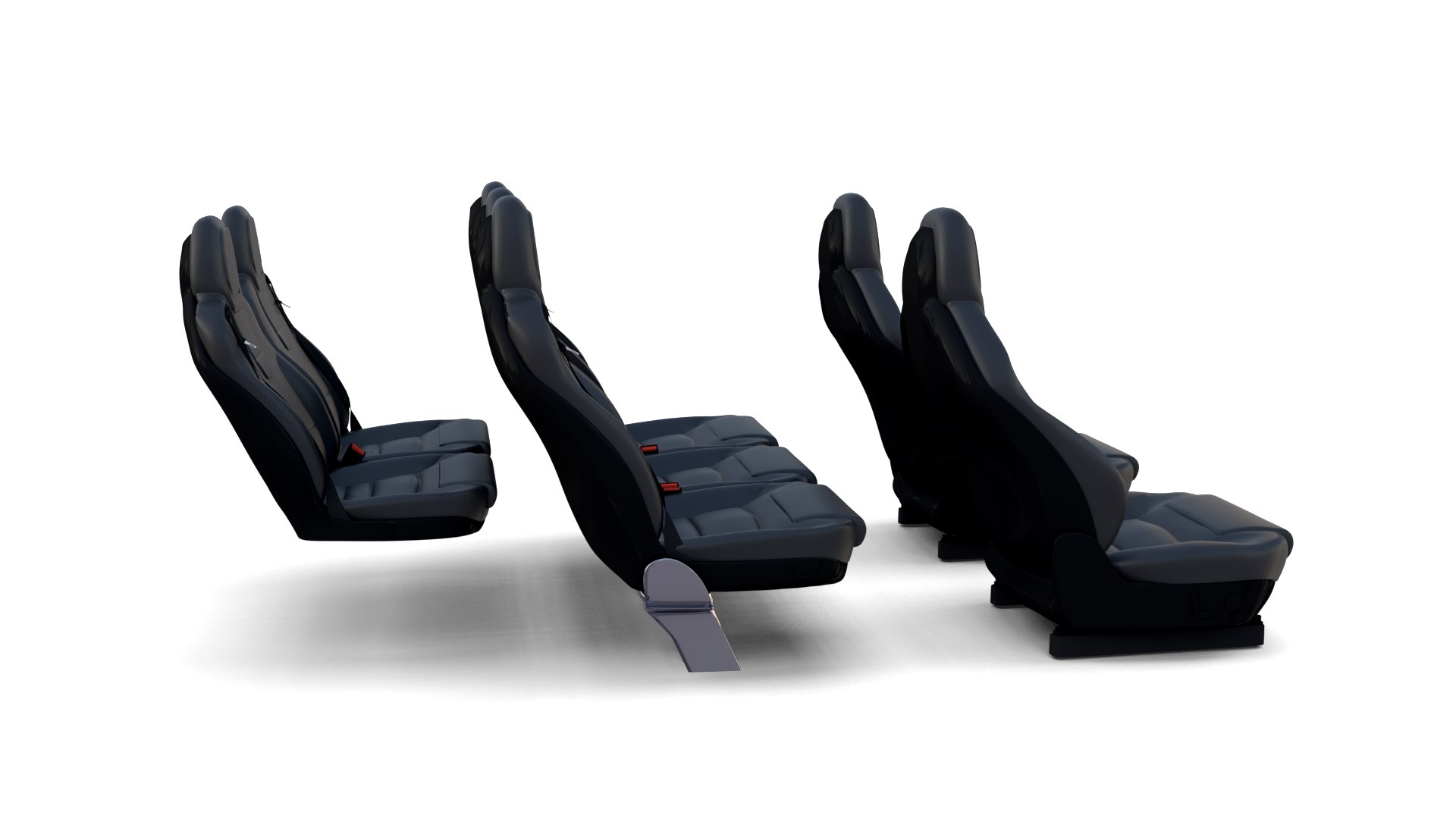 Tesla X Seats 3D Model - TurboSquid 1209316