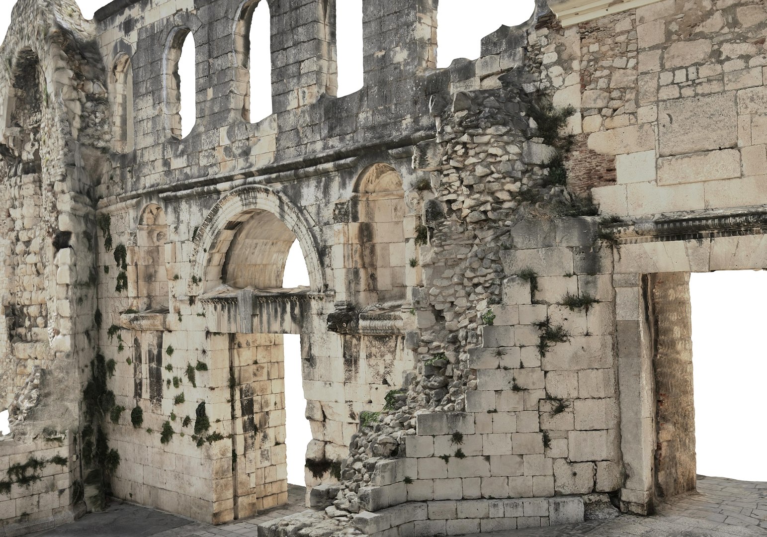 Ancient Walls Architecture 16K 3D Model - TurboSquid 2132724