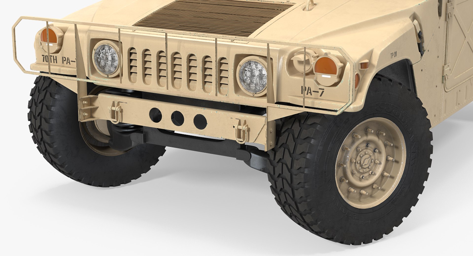 3d hmmwv m998 equipped avenger