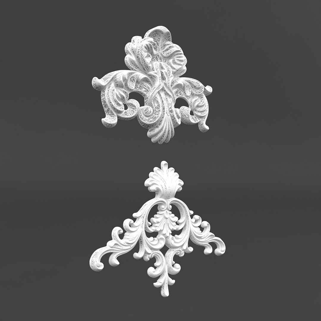 Plaster Pattern 04 3D Model - TurboSquid 1517657