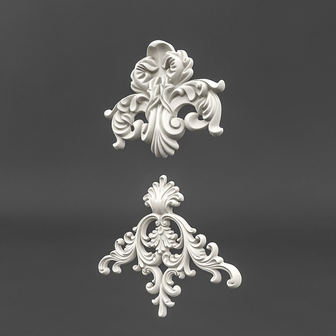 Plaster Pattern 04 3D Model - TurboSquid 1517657