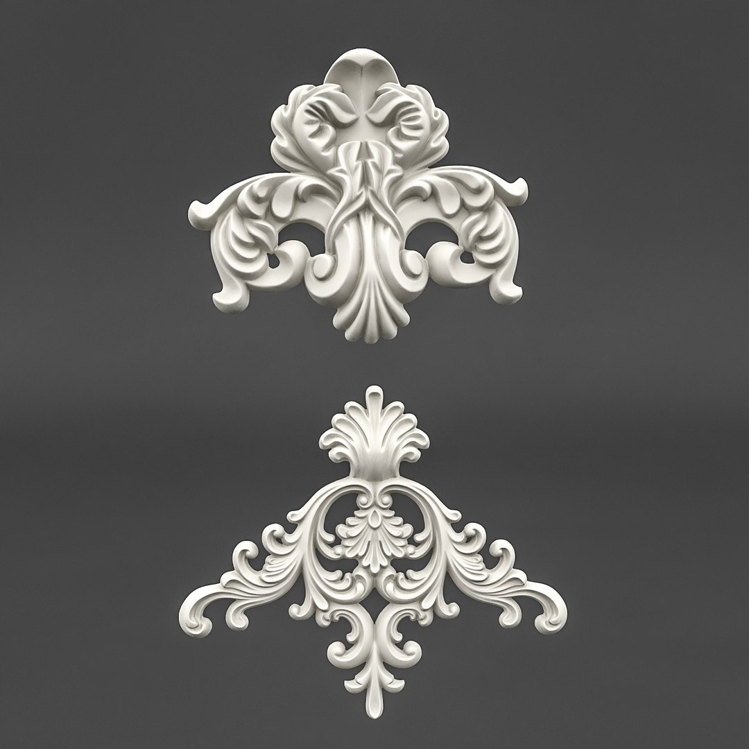 Plaster Pattern 04 3D Model - TurboSquid 1517657