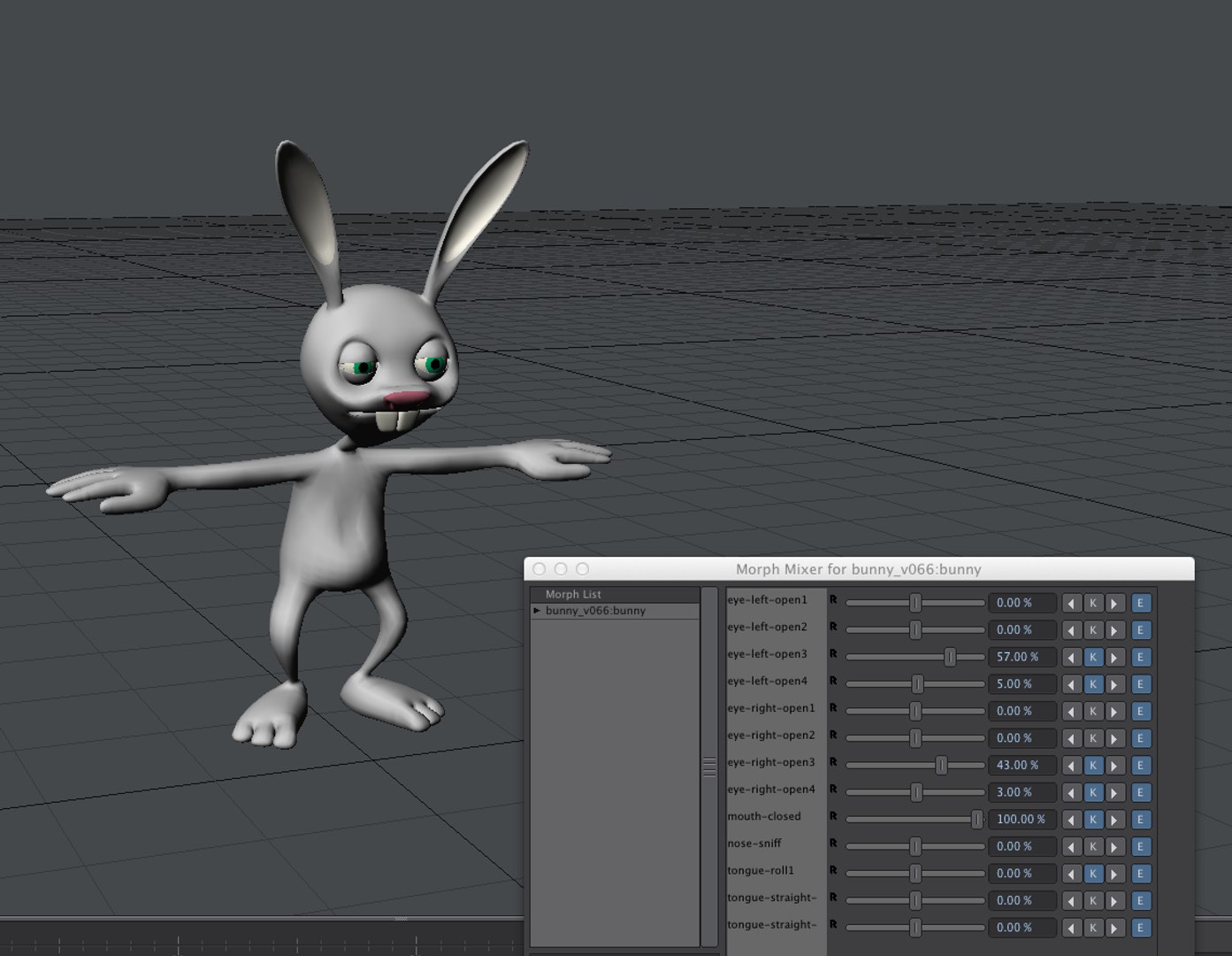 3d Model Of Bunny Cartoon Character