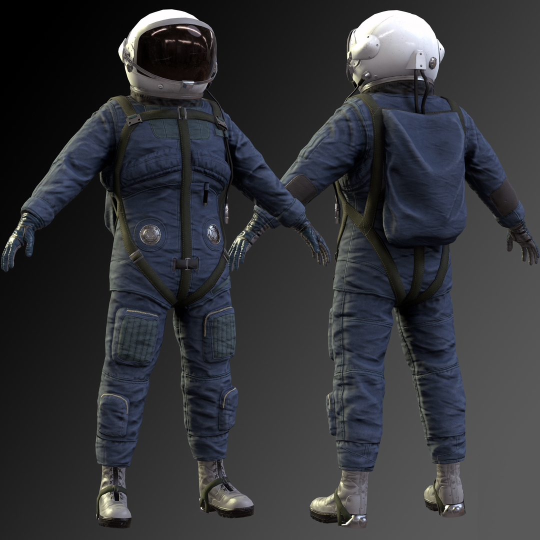 3D real space suit model - TurboSquid 1694863