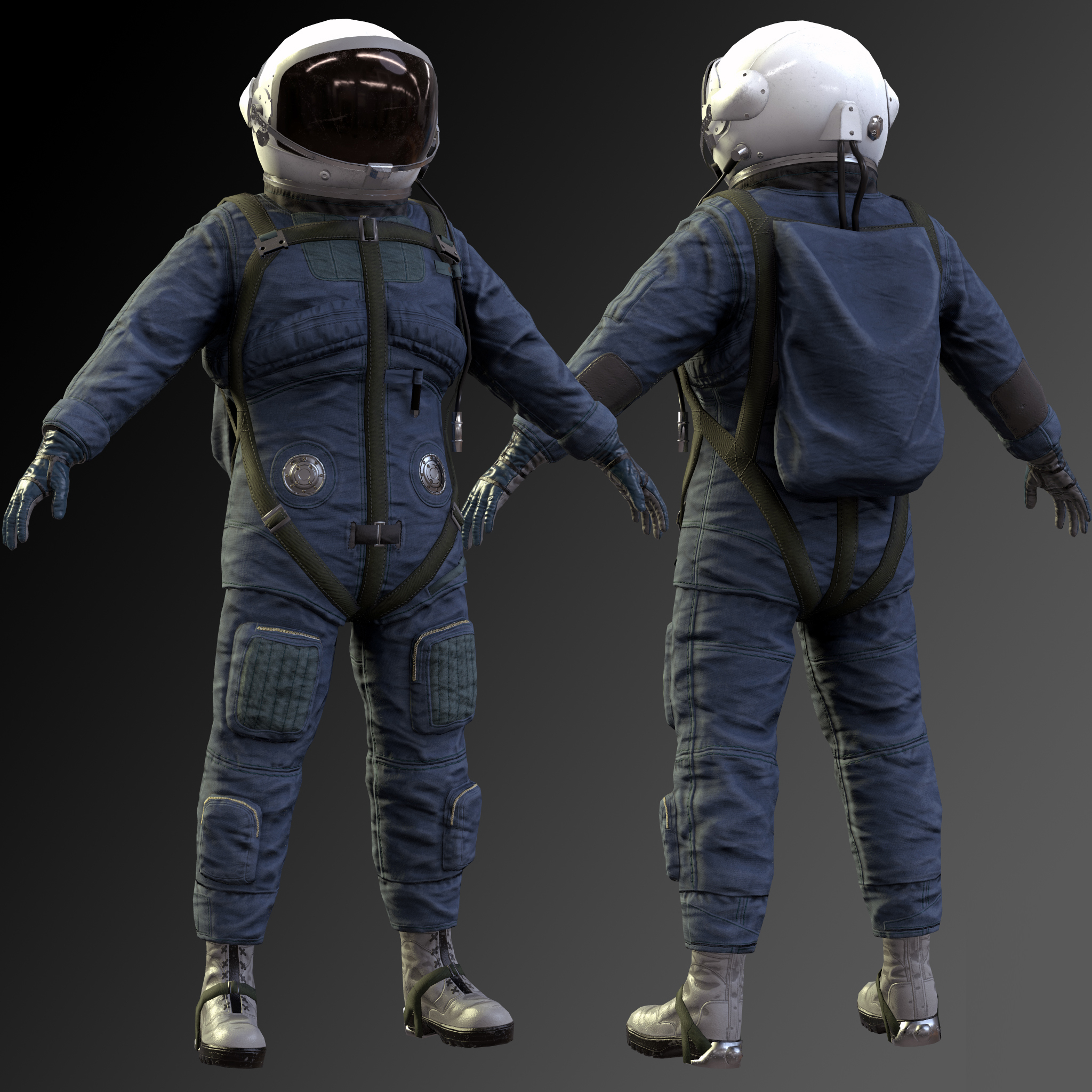 3D real space suit model - TurboSquid 1694863