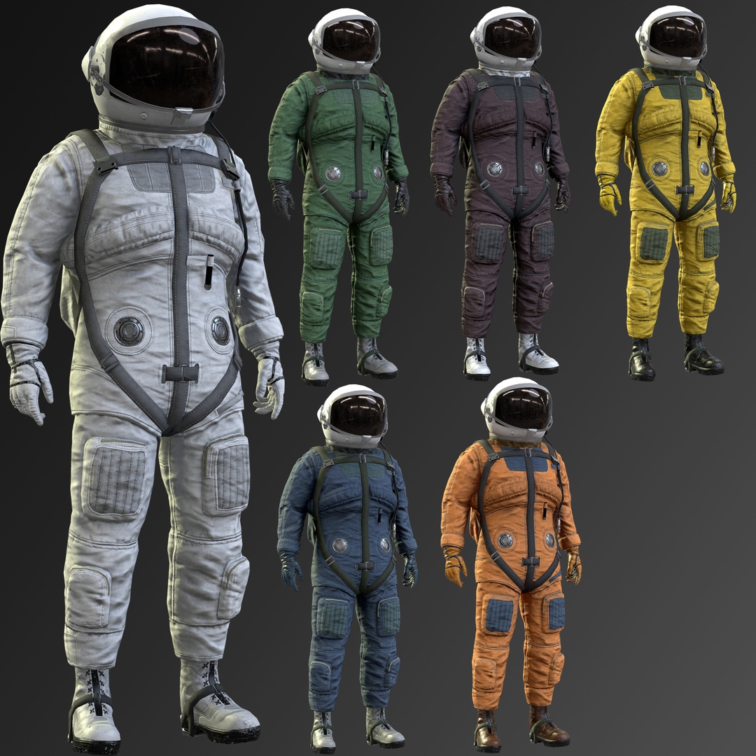 3D real space suit model - TurboSquid 1694863