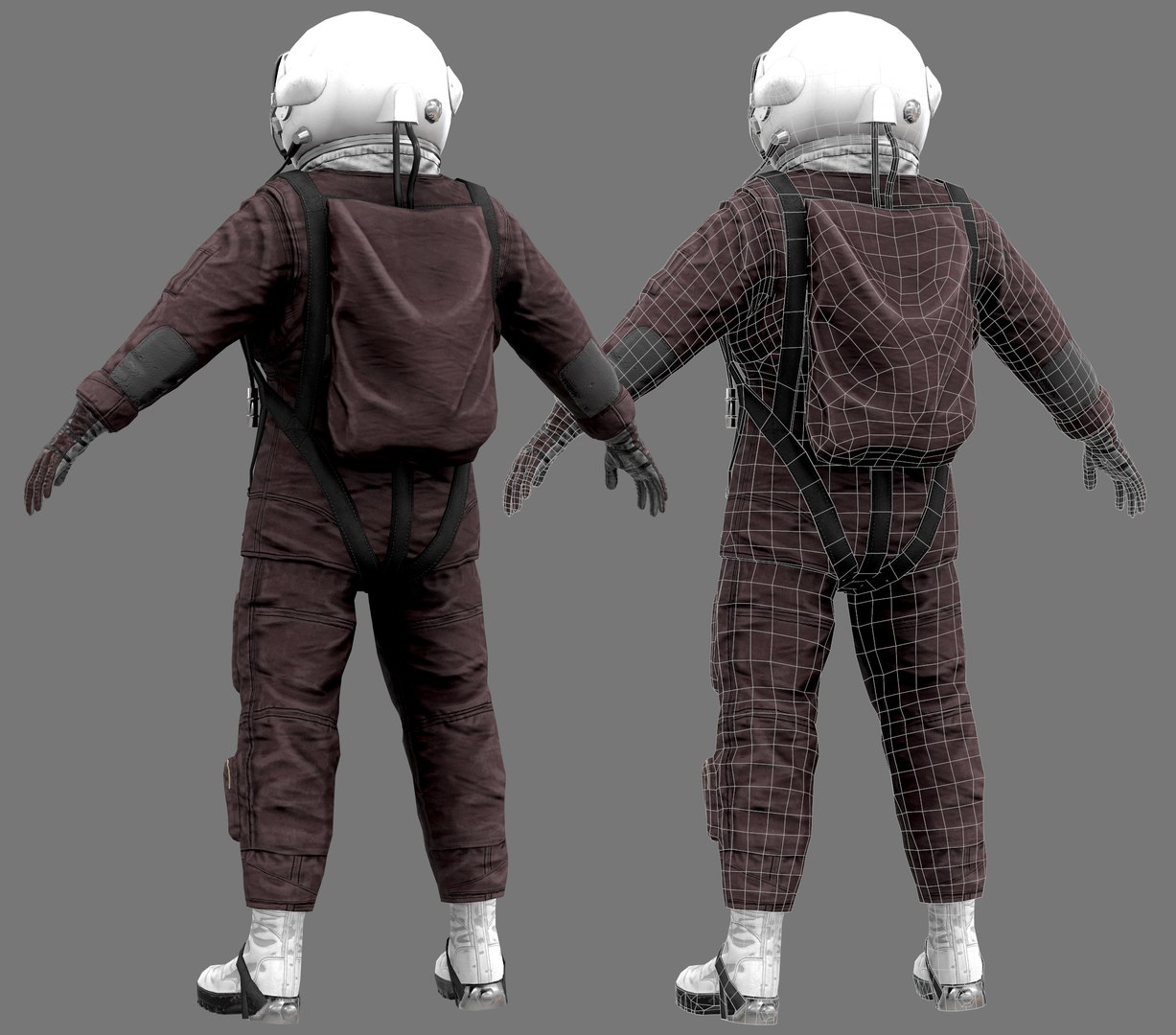 3D Real Space Suit Model - TurboSquid 1694863