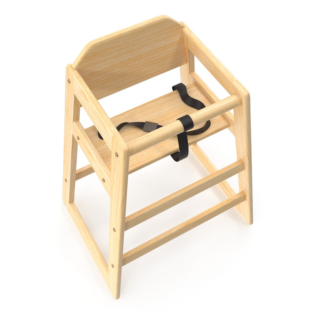 3d model baby chair