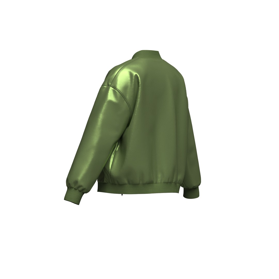 Womens Bomber Jacket Model - TurboSquid 2246918