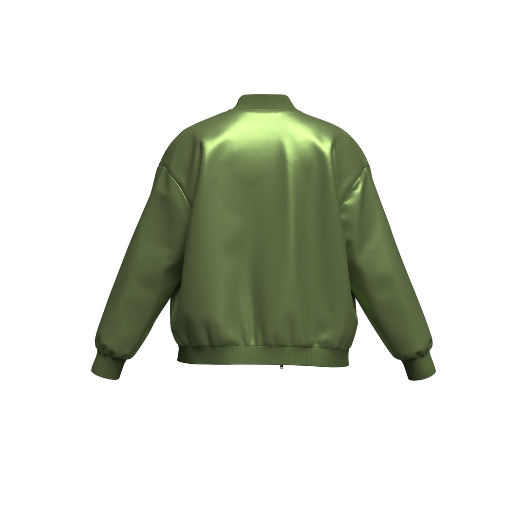 Womens Bomber Jacket Model - TurboSquid 2246918
