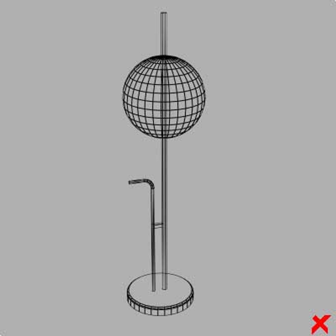 Free Lamp Standing 3d Model